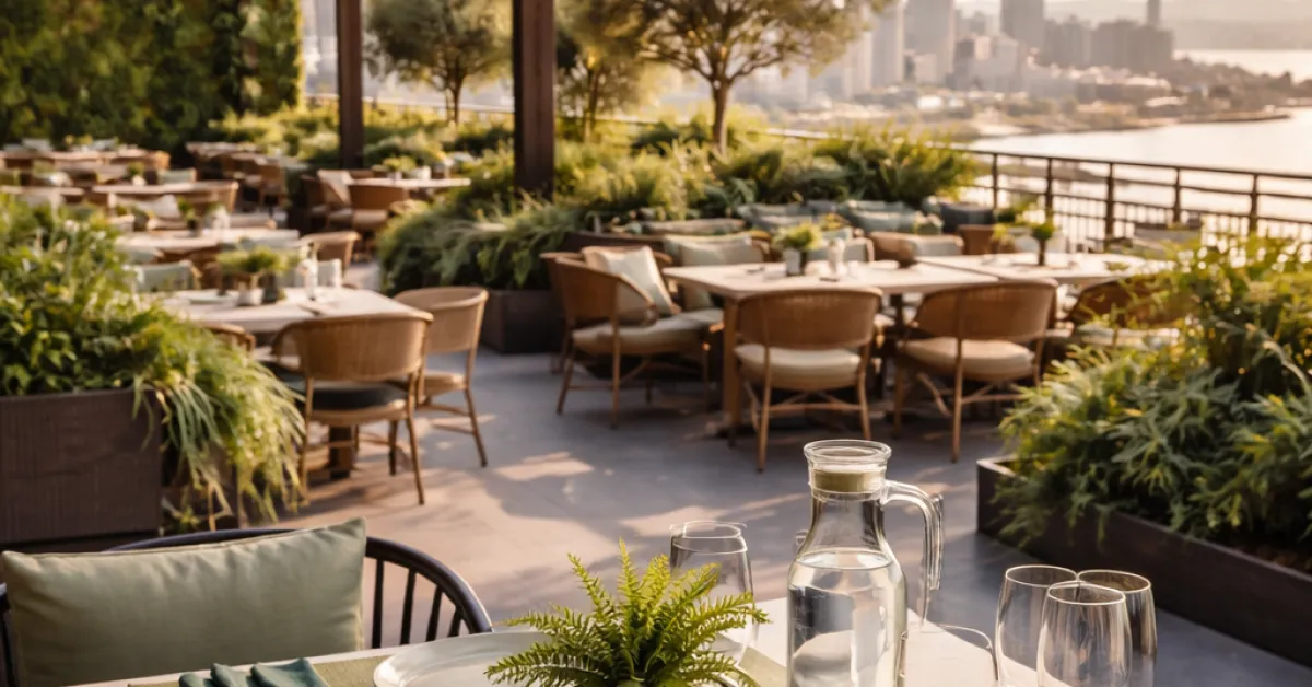 Dinner 15 floors up: Aka brings 800 square metres of open-air dining to ...